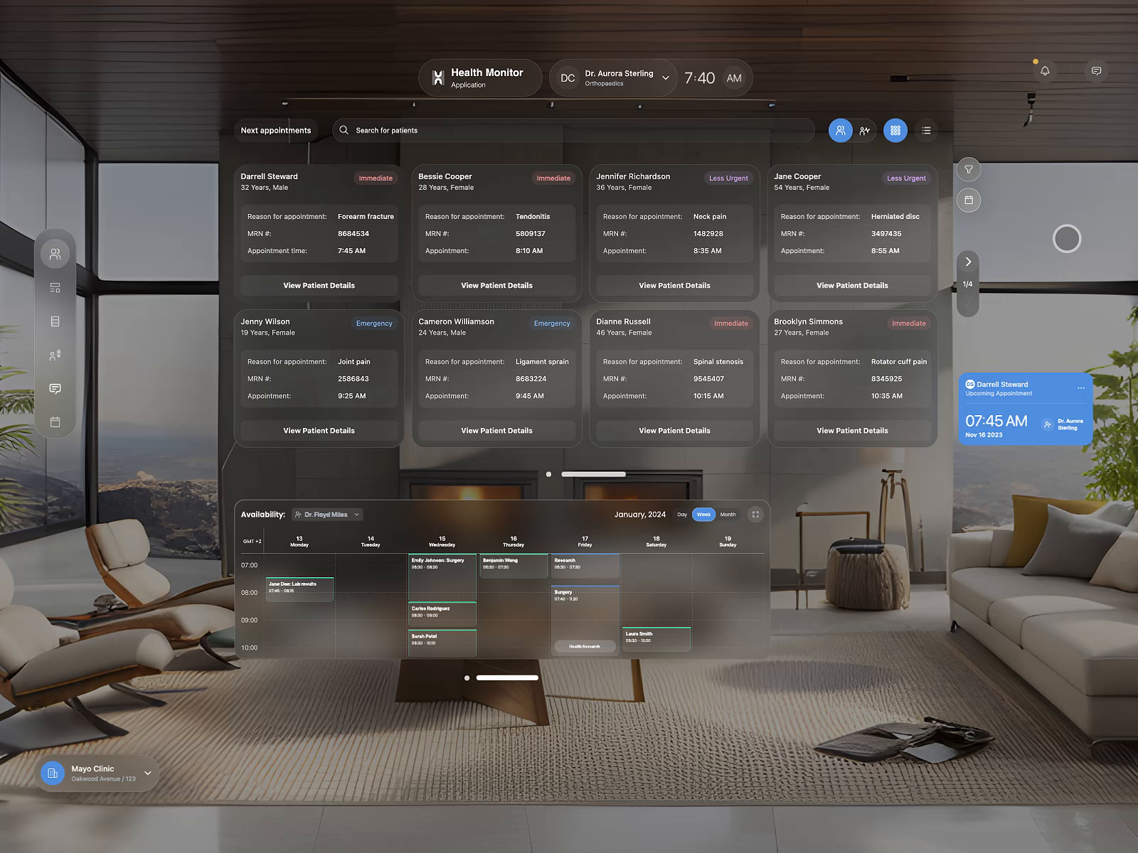 Patient Overview Health Dashboard by Fuselab Creative on Dribbble