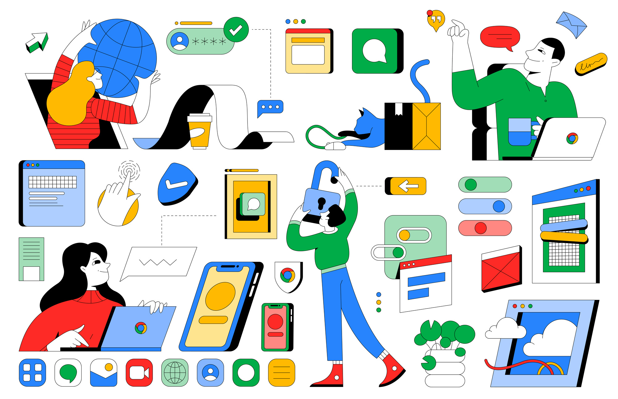 Google by Folio Illustration Agency on Dribbble