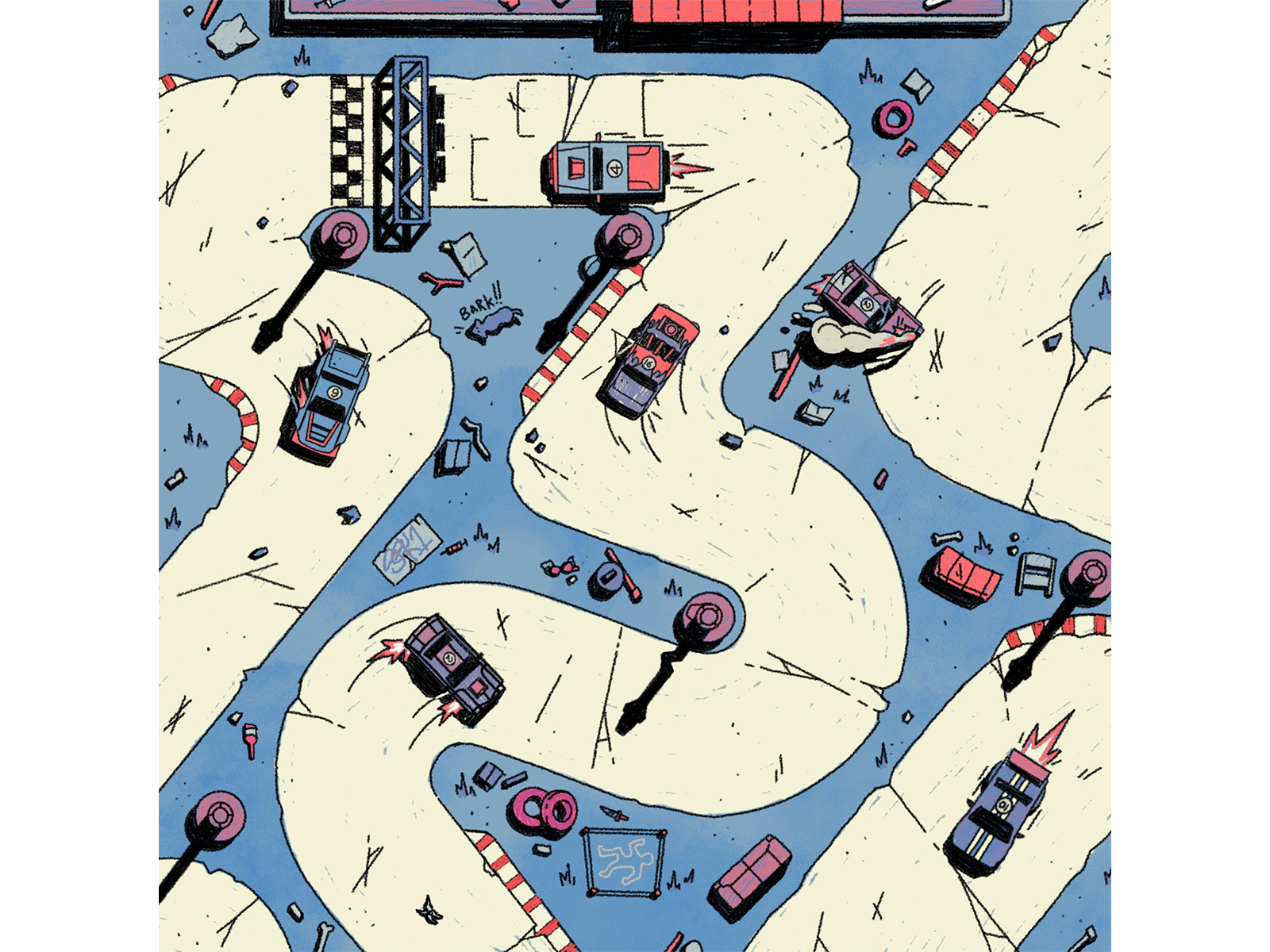 3 Laps to go by MUTI on Dribbble