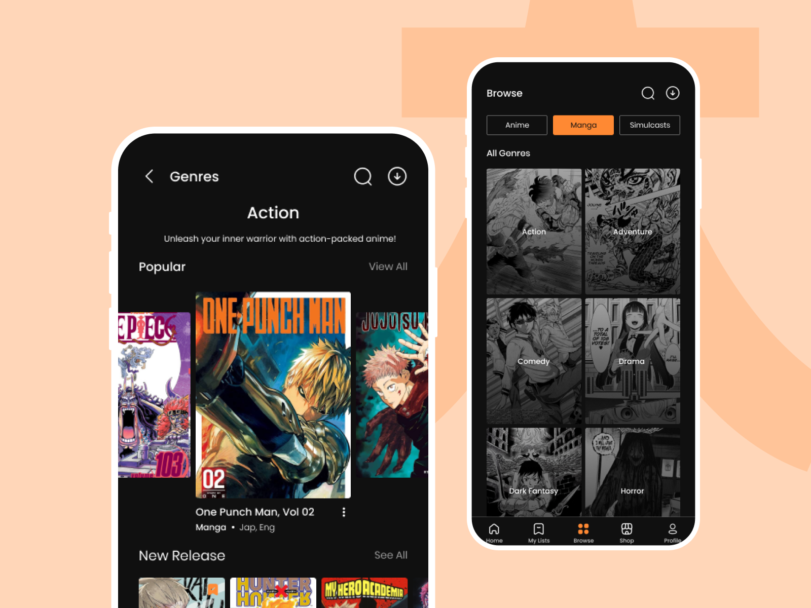Anithing - Anime Streaming & Manga Reading App UI Design by Sunil ...