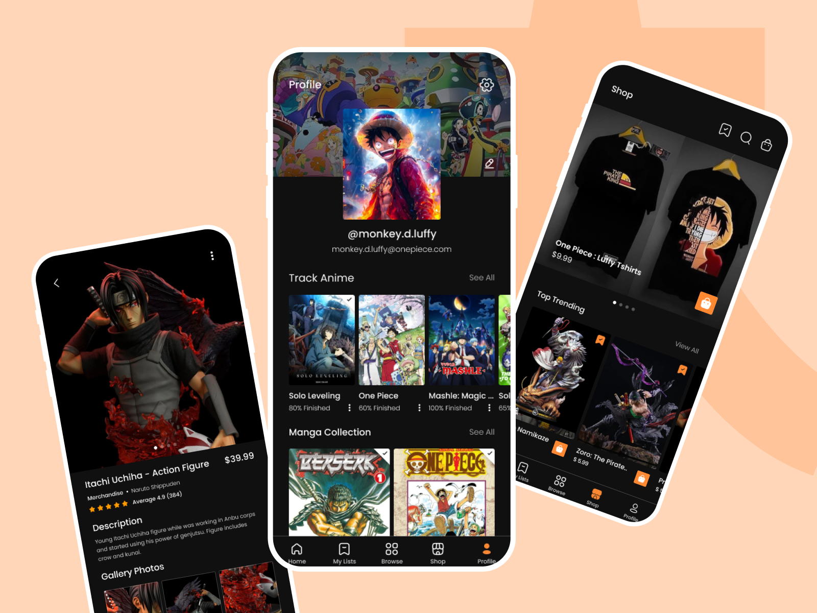 Anithing - Anime Streaming & Manga Reading App UI Design by Sunil ...