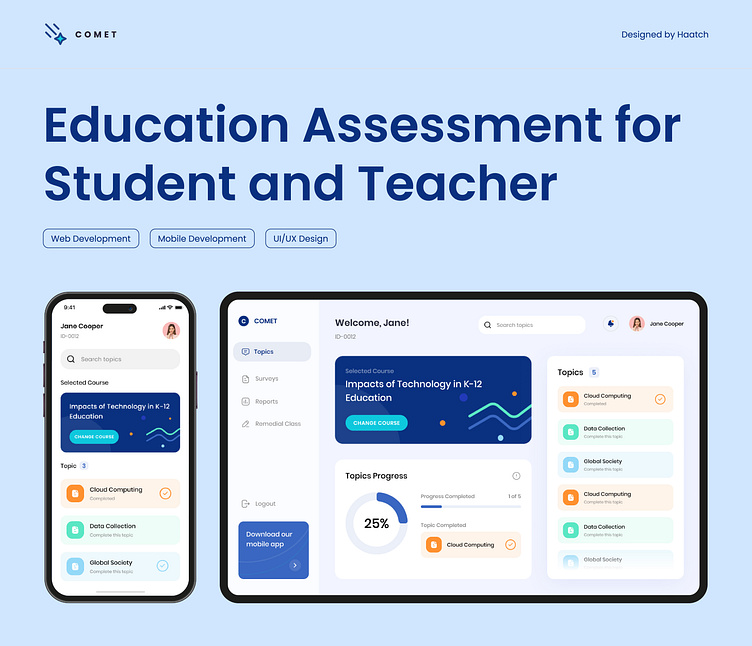 Education Assessment for Student and Teacher by Vishnu Prasad on Dribbble