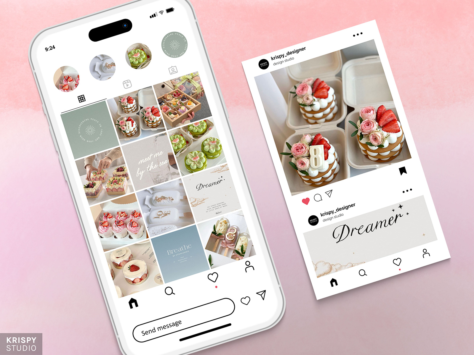 Social Media Visuals by Krispy-Studio on Dribbble