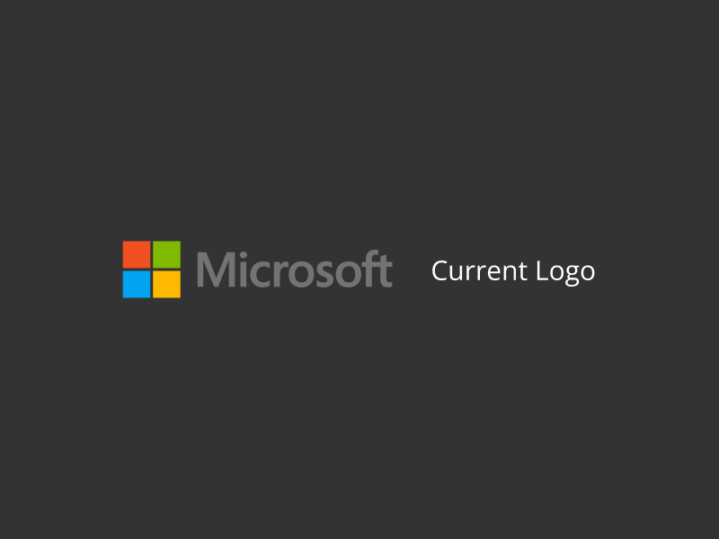Mini Case Study: Microsoft Logo Redesign by Eda Hazal Tümer on Dribbble