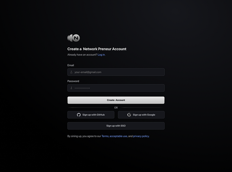 Login Screen Dark Mode Design Concept by Boost Branding on Dribbble