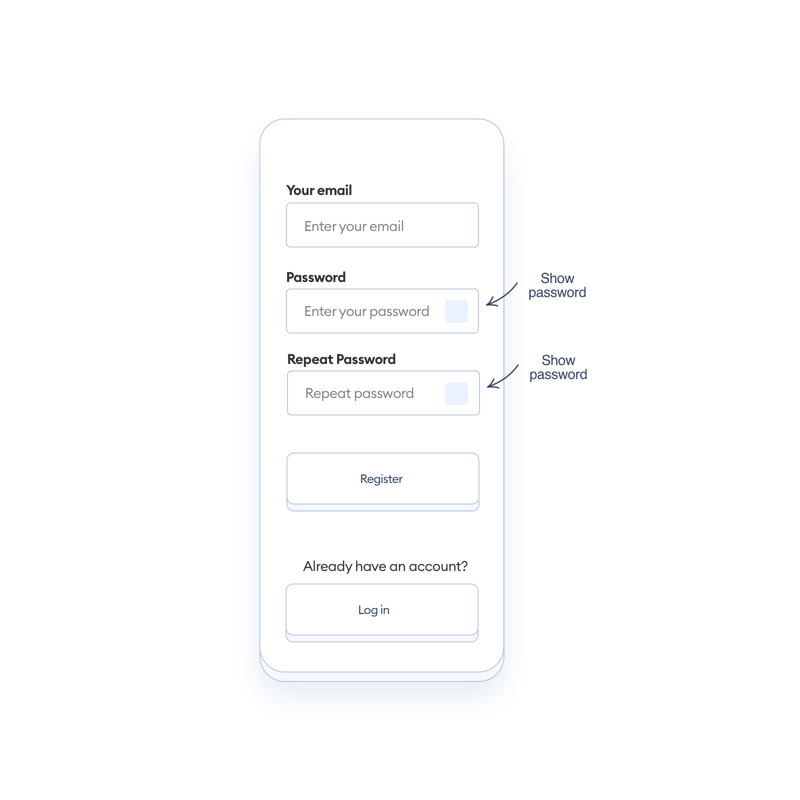 Registration screen UI design by Kiko Pastor on Dribbble