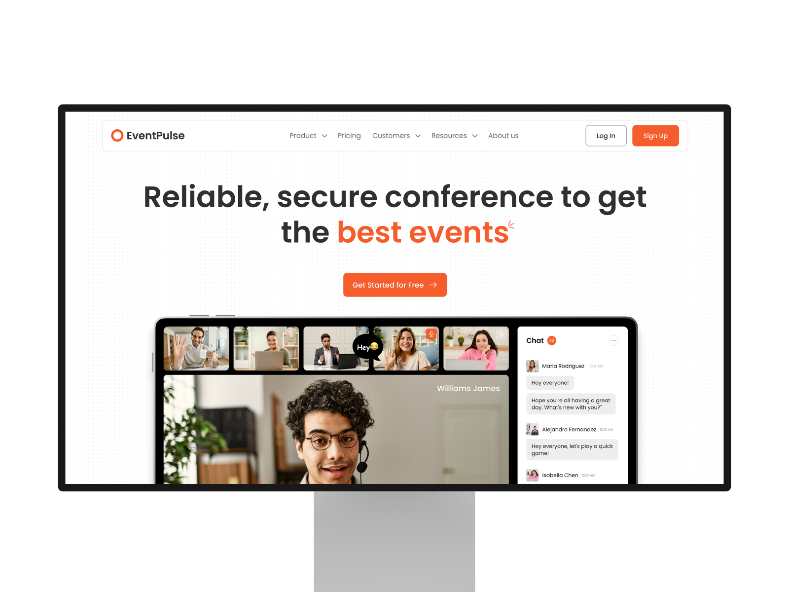 Virtual Events Website by EncodeDots on Dribbble