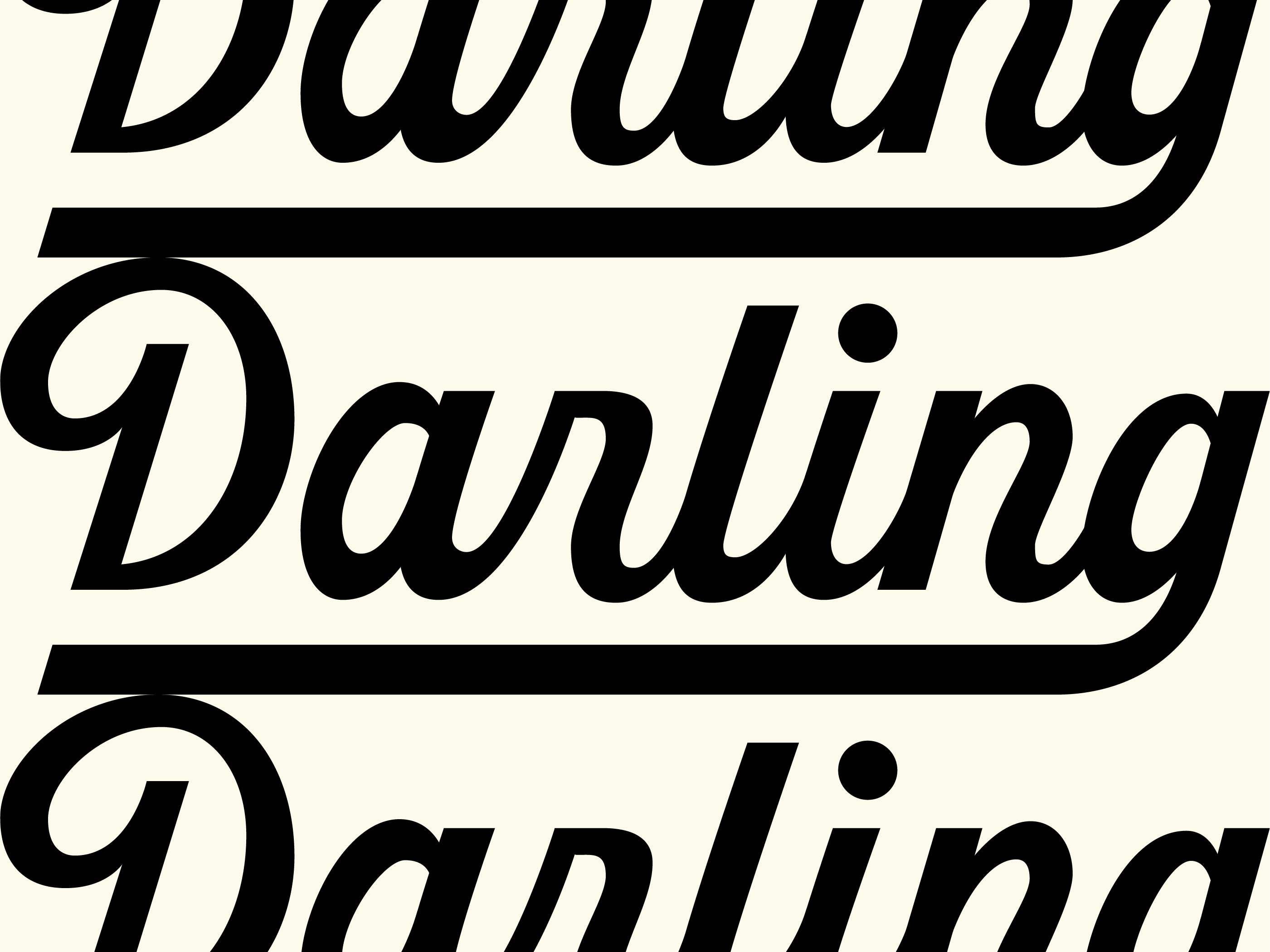 Darling Logo Sketch by Jack Type - Logo Designer on Dribbble