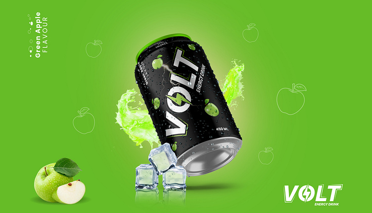 Volt Energy Drink by Saeculum Solutions Pvt Ltd on Dribbble
