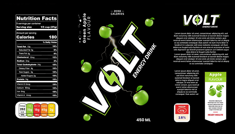 Volt Energy Drink by Saeculum Solutions Pvt Ltd on Dribbble