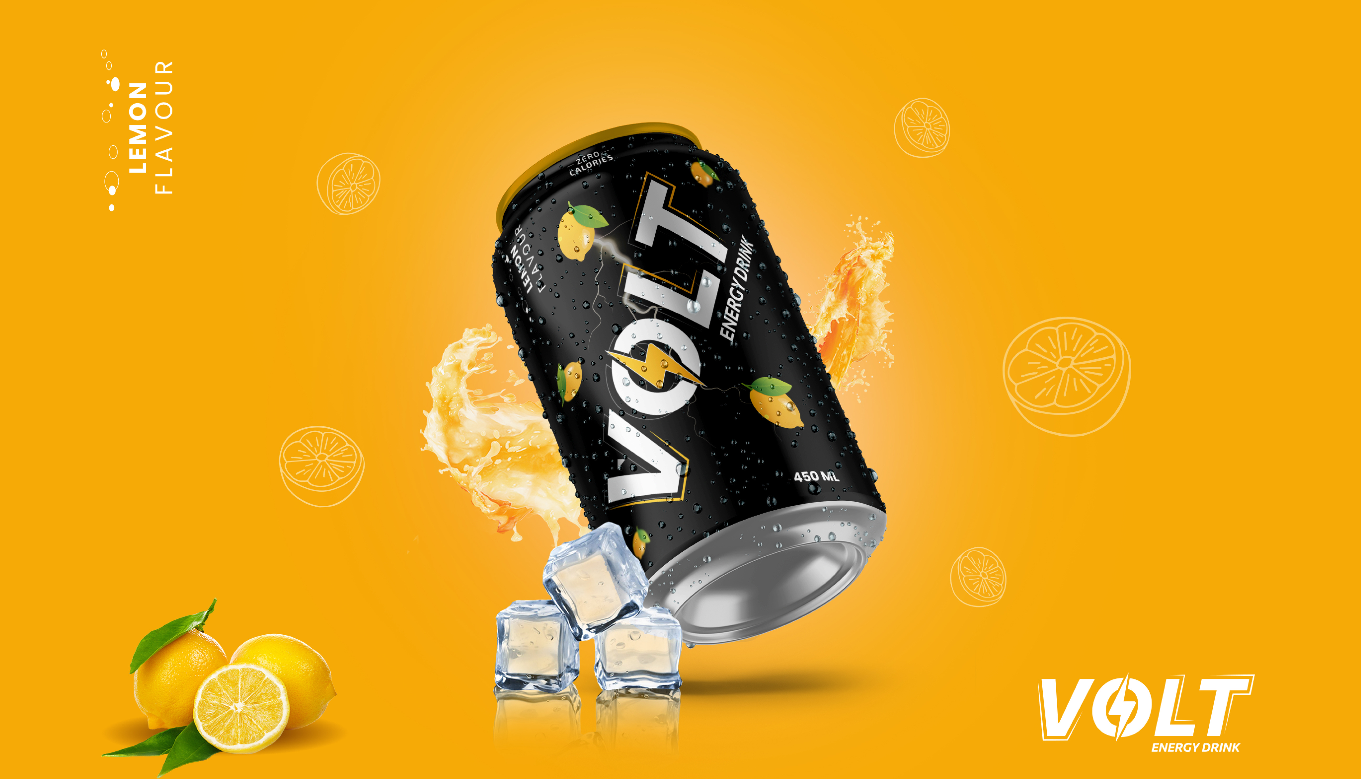 Volt Energy Drink by Saeculum Solutions Pvt Ltd on Dribbble