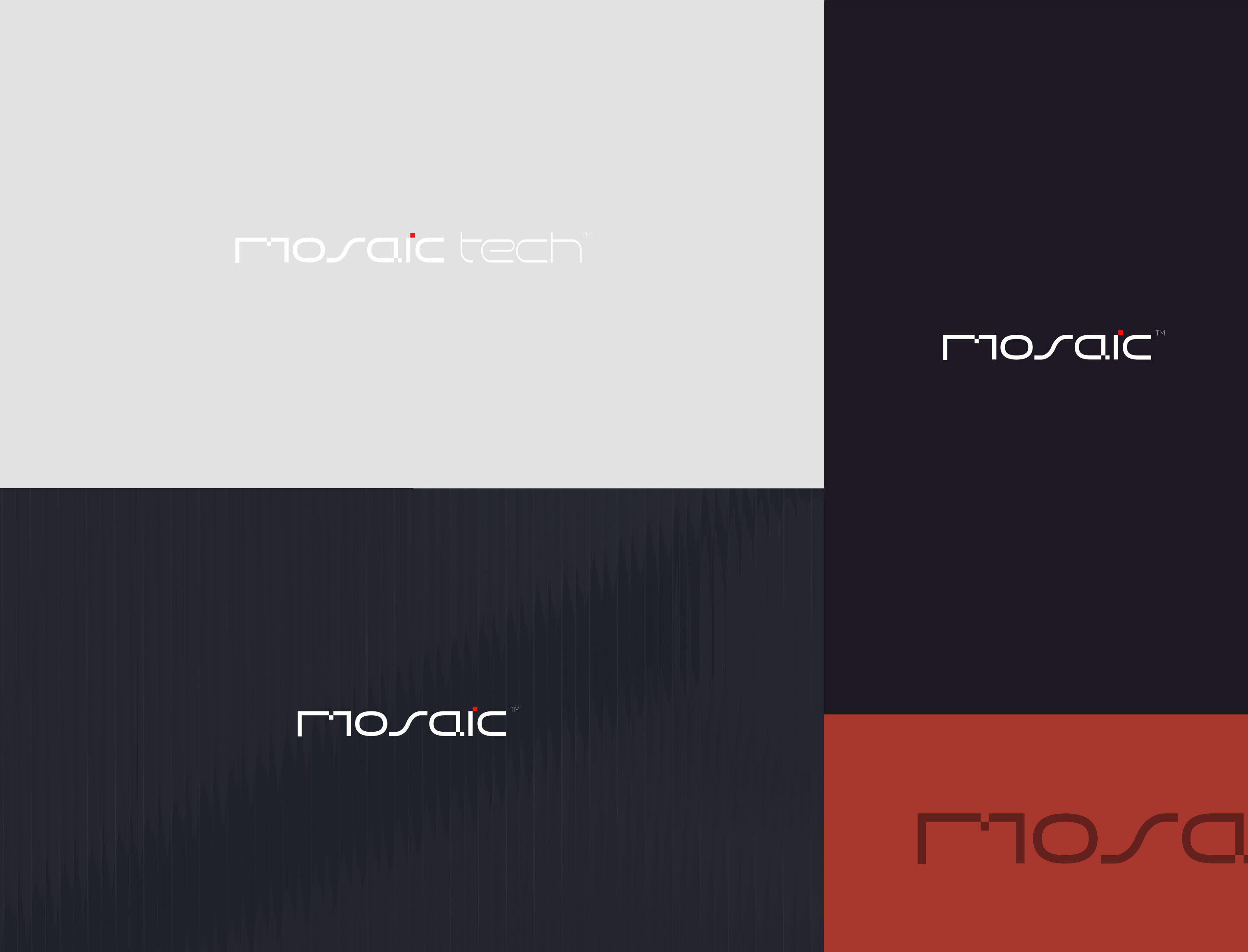Mosaic Tech Visual Identity by Endorphins ArtLabs on Dribbble