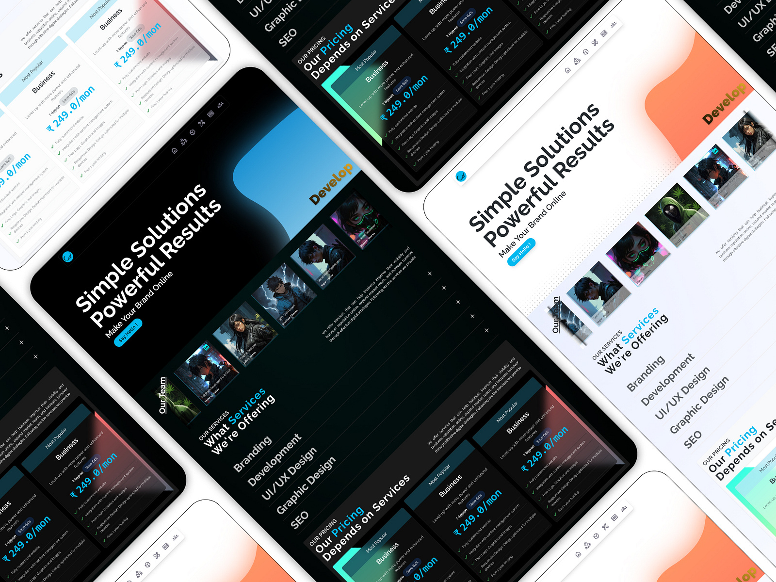 Web Services Design Template for Seamless Mobile and Desktop Exp by ...