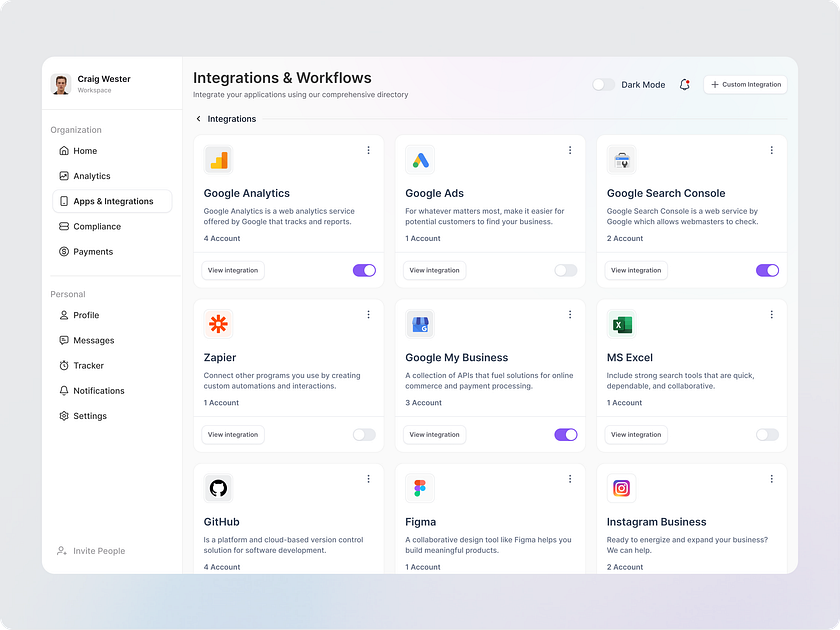 Browse thousands of Integration images for design inspiration | Dribbble