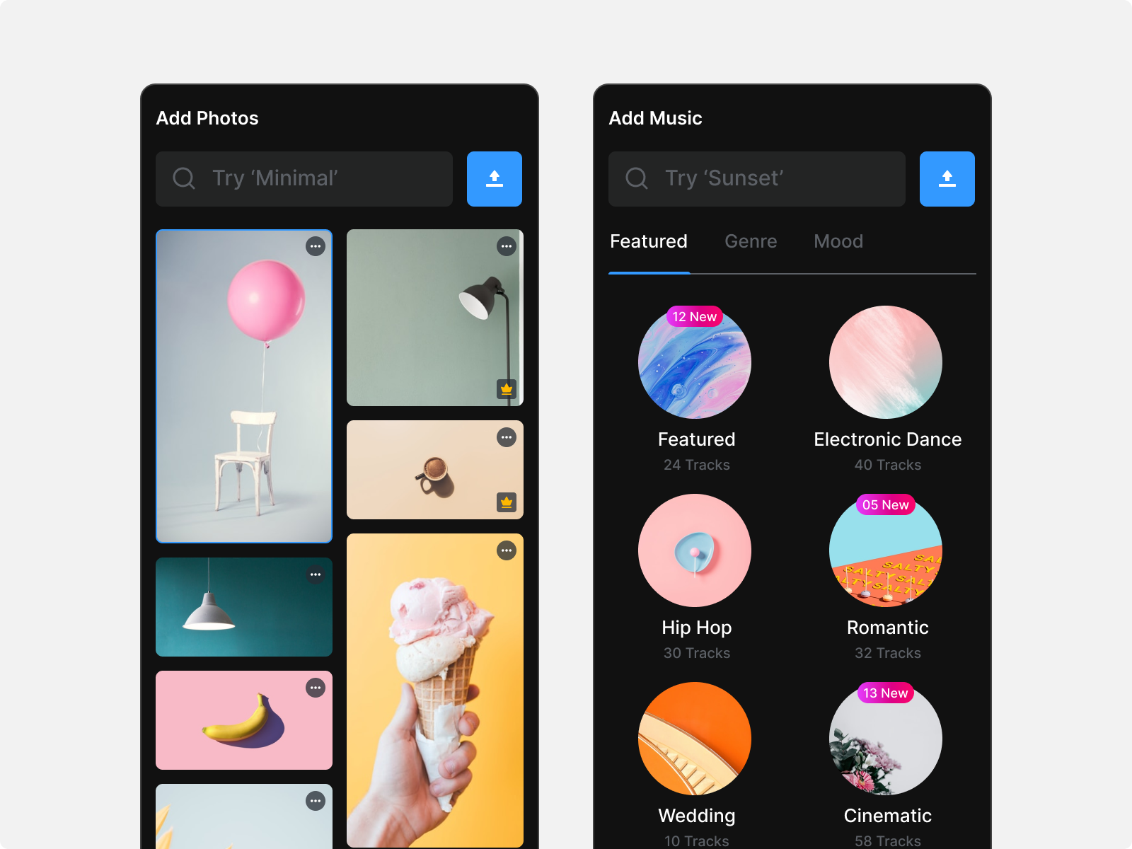 Left Panel Block by Bhawin Jagad | BHAWINWORX on Dribbble