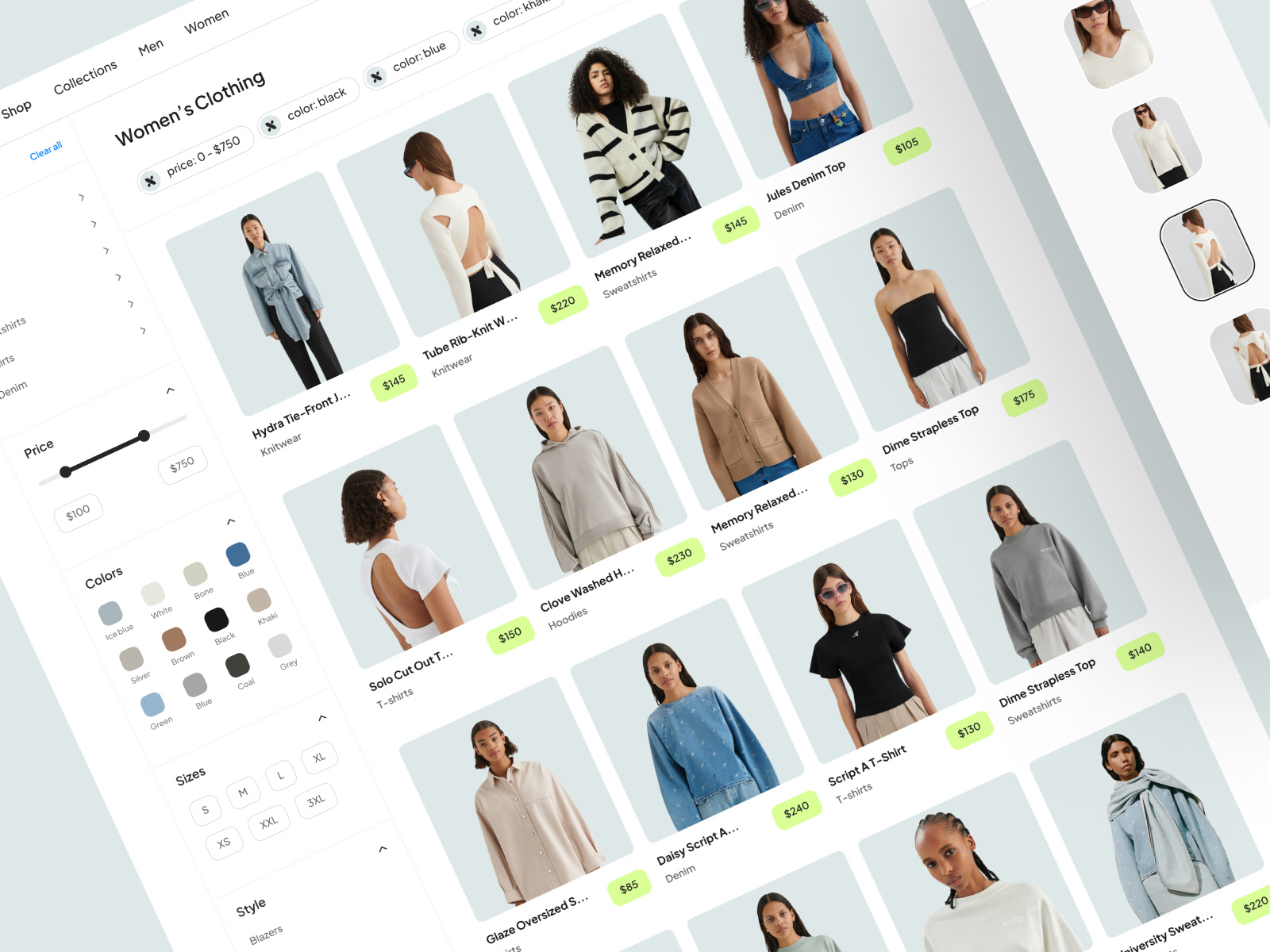 Nexel - fashion e-commerce by mohsen shafie on Dribbble
