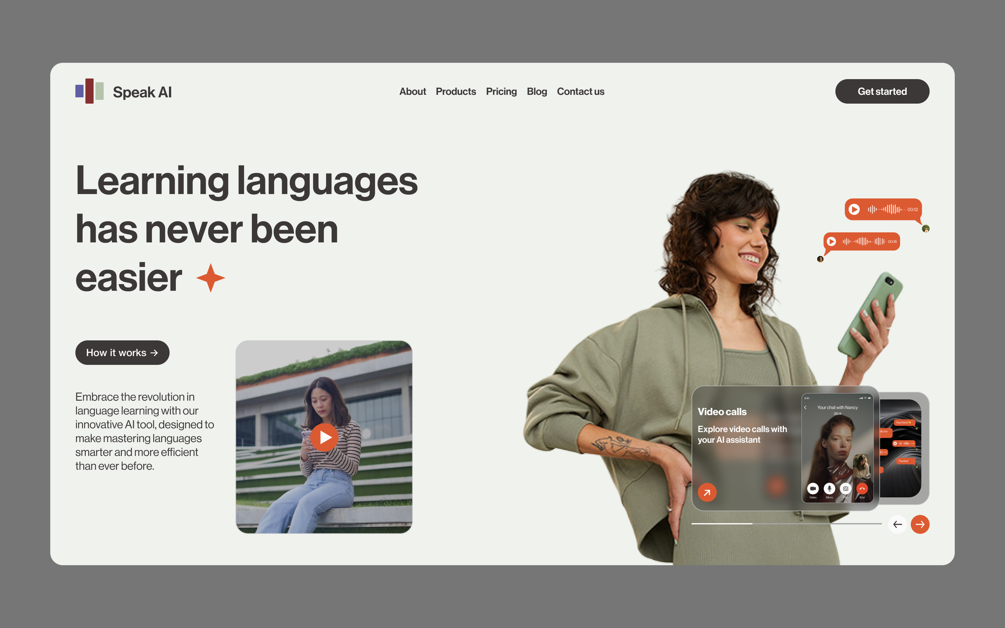 Speak AI - Language Learning Platform by Evgenii Litvinov on Dribbble