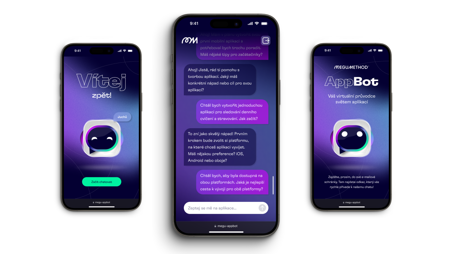 MEGU APPBOT by Anna Vostruhová on Dribbble