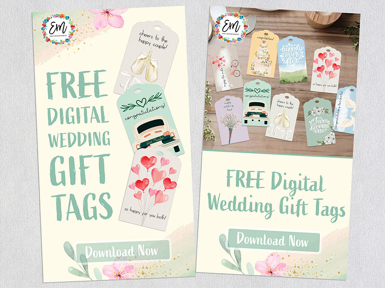 Wedding Tag Promotional Layout using AI Generated Images by Erin Kuch ...