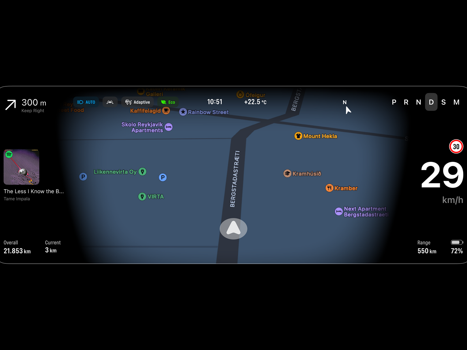 Car Interface — Daily UI #034 by AUÐBERGUR GÍSLASON on Dribbble