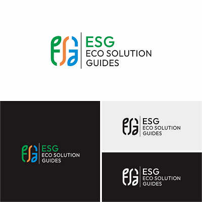 ESG, Eco Solution Guides logo by arry ganz on Dribbble