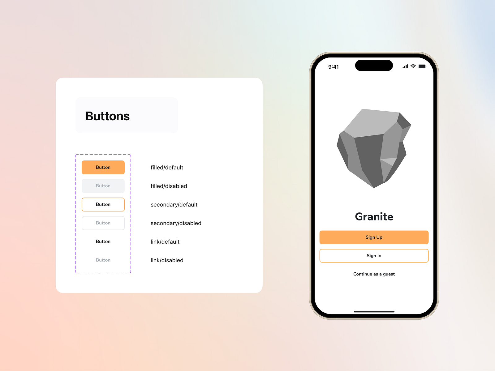 Buttons Variants For The Language Learning App by Yuliia Kalytchak on ...