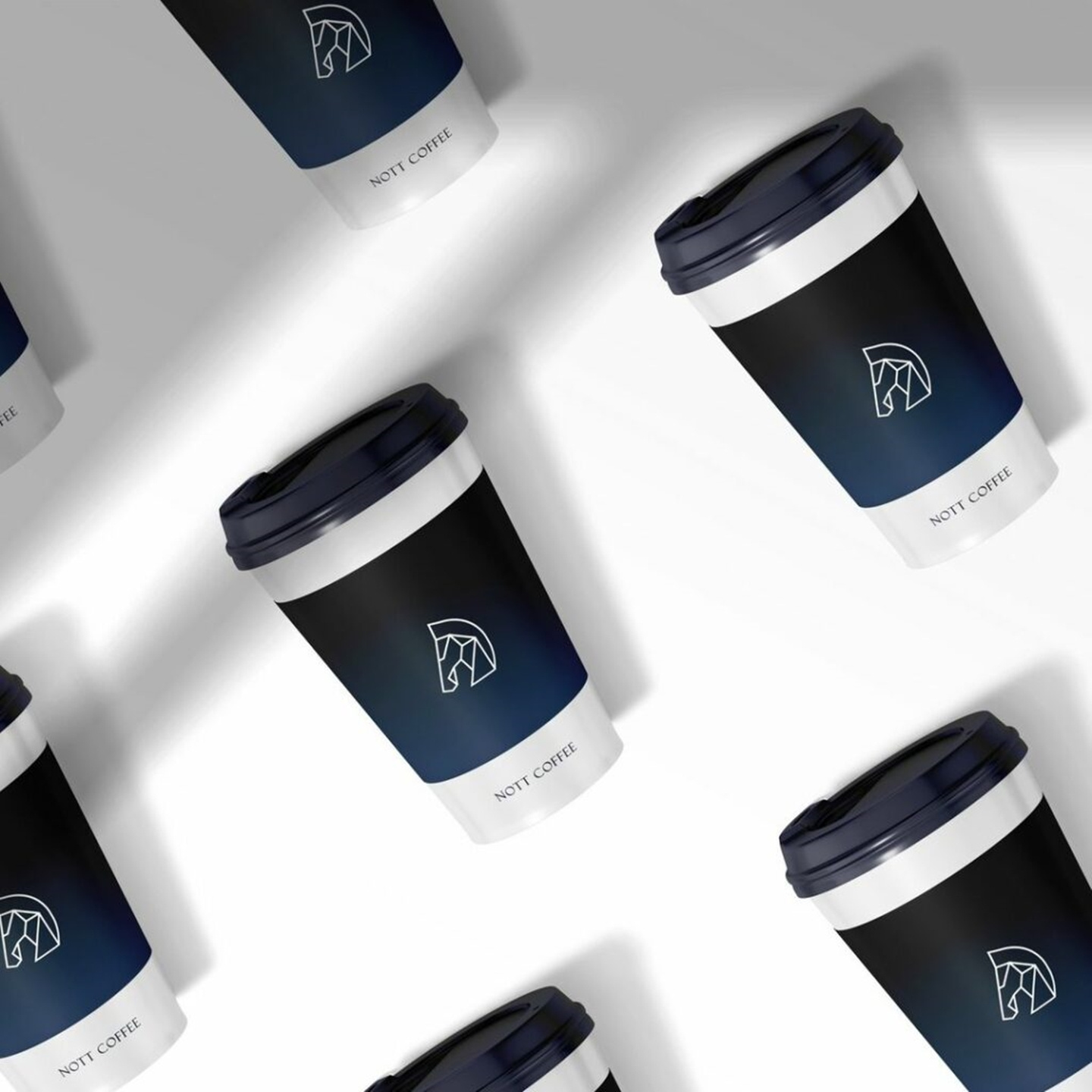 NOTT COFFEE / CAFE LOGO by DESPACE on Dribbble