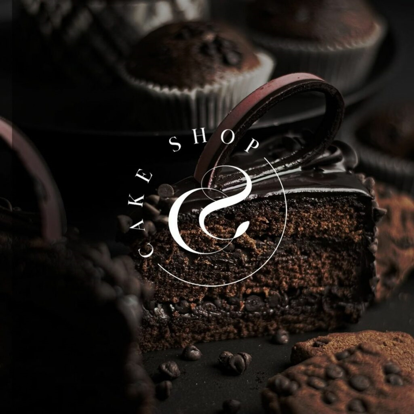 CAKE SHOP / CAFE LOGO by DESPACE on Dribbble