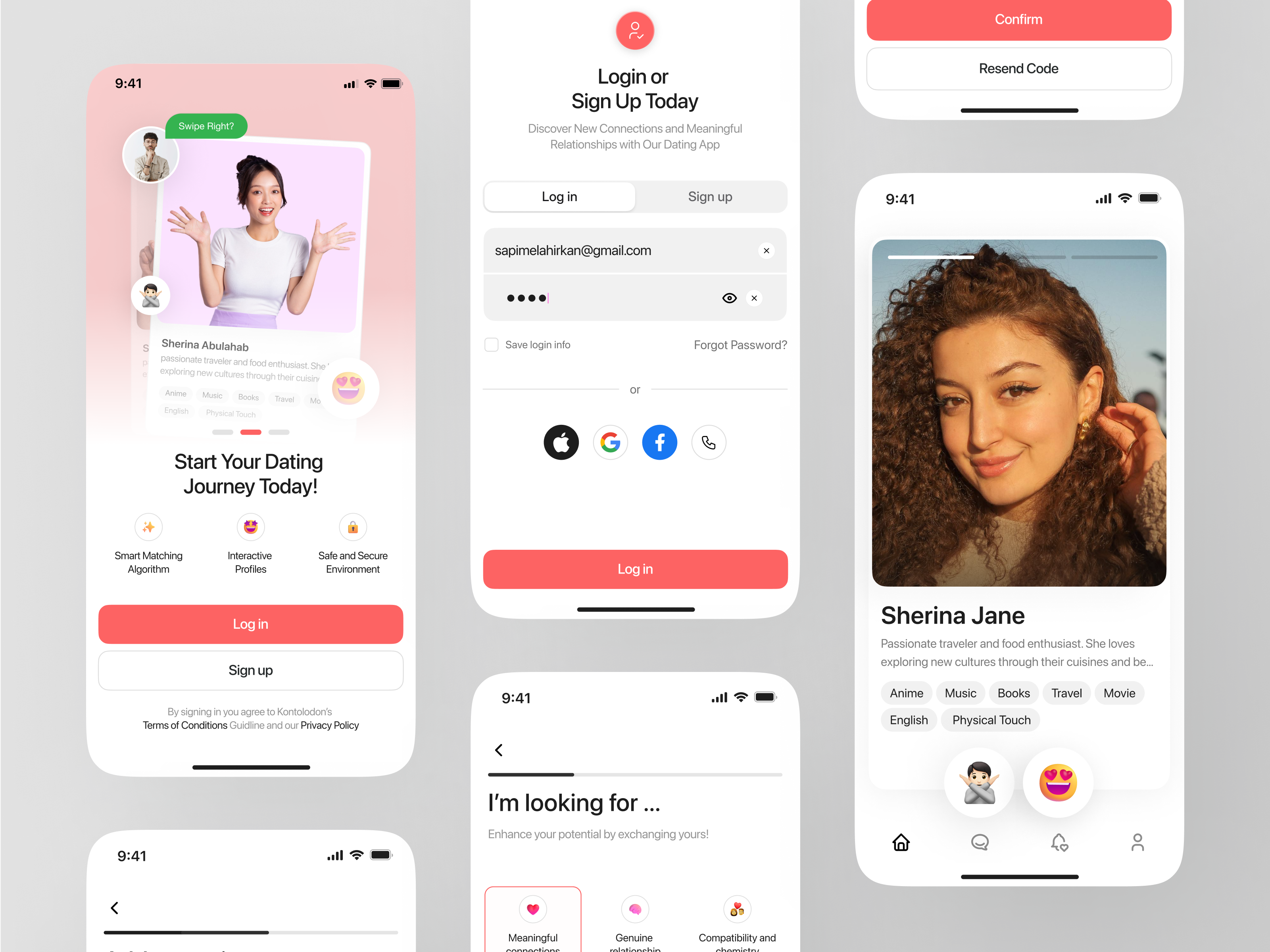 Sweprek Dating App - Profile Setup by Haqqi Ilmiawan for Kretya Studio on Dribbble