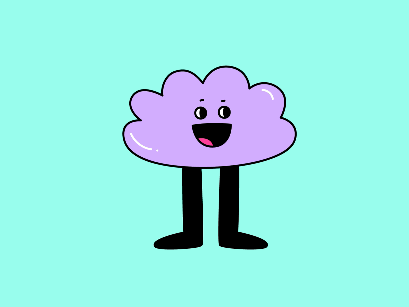 Dancing Cloud Animation by Natalia Spivak on Dribbble