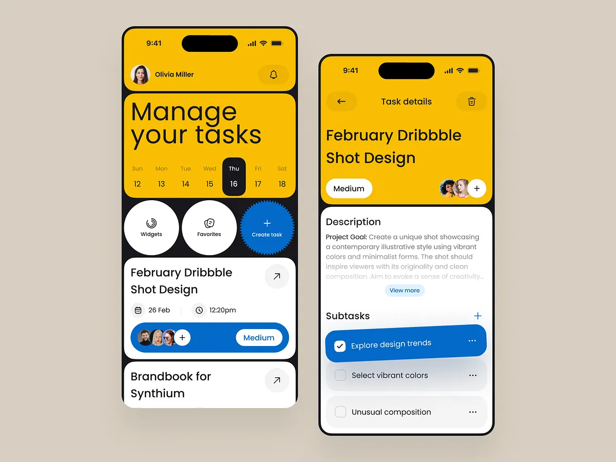 Browse thousands of Task Management Home Screen images for design ...