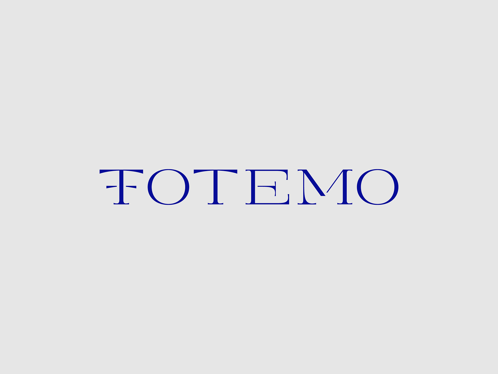 TOTEMO Logotype Wordmark / Symbol Mark "T" Identity Design by Matis ...