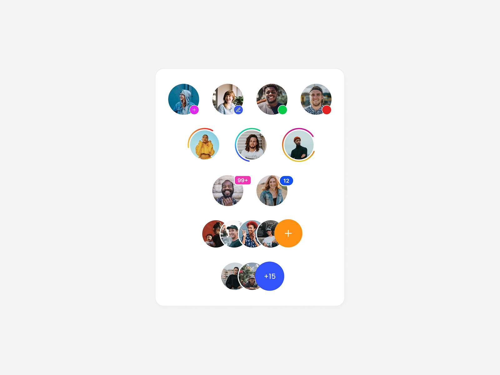 Avatars by Yasemin Özel on Dribbble