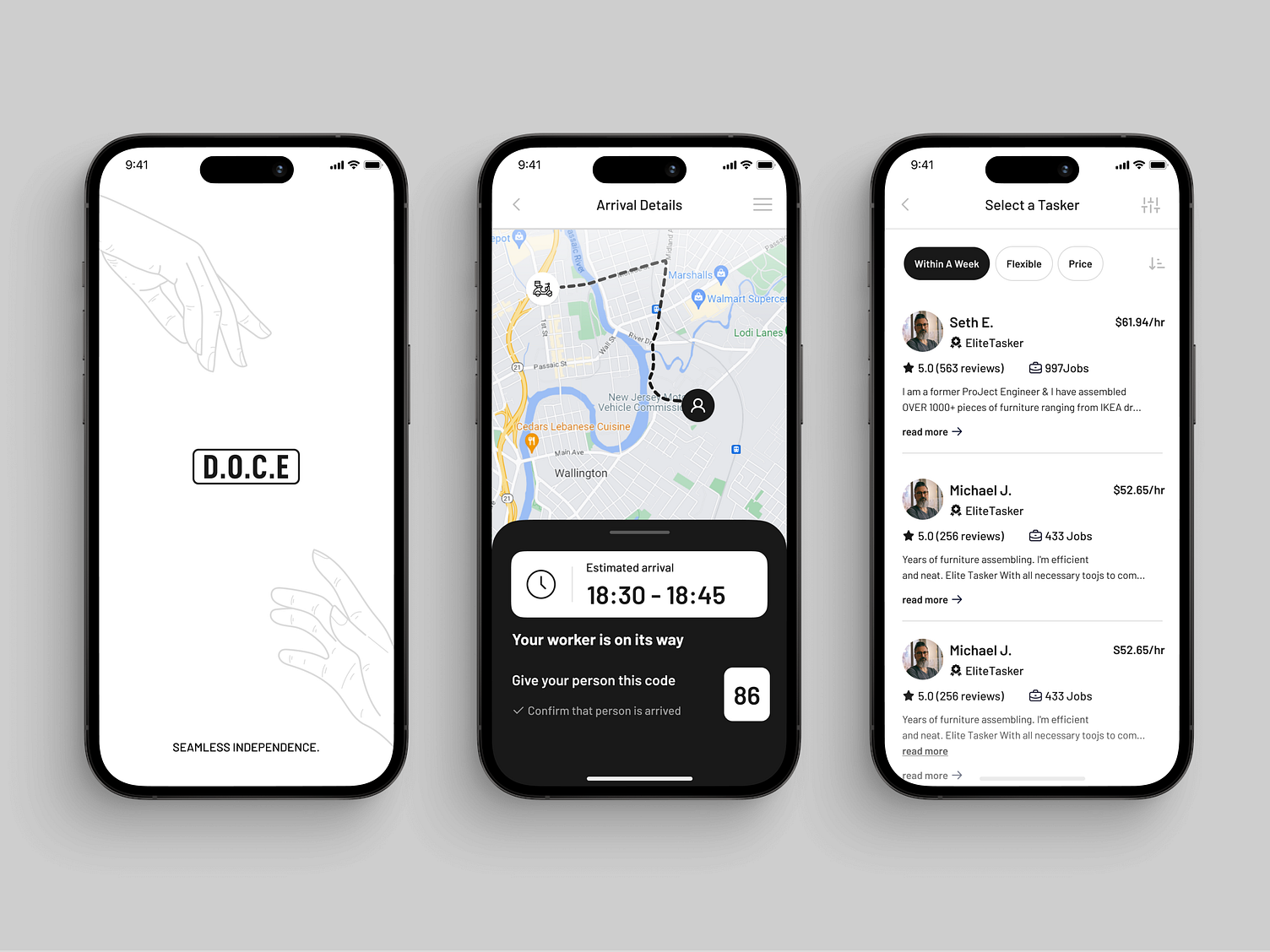 Minimal Tasker App | UI/UX by Ghurki Design Co. on Dribbble