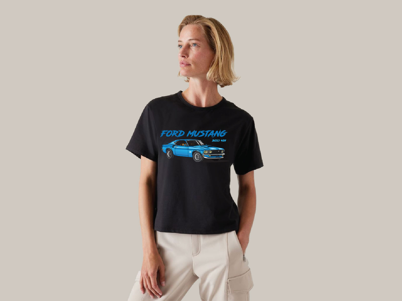 Ford Mustang Boss 429 Vector Car Illustration by Batara Art on Dribbble