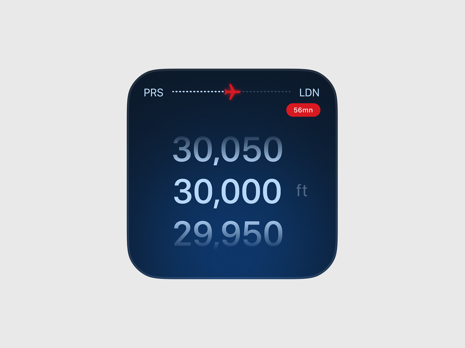 Flight widget by Neo Abric on Dribbble Flight widget by Neo Abric on Dribbble