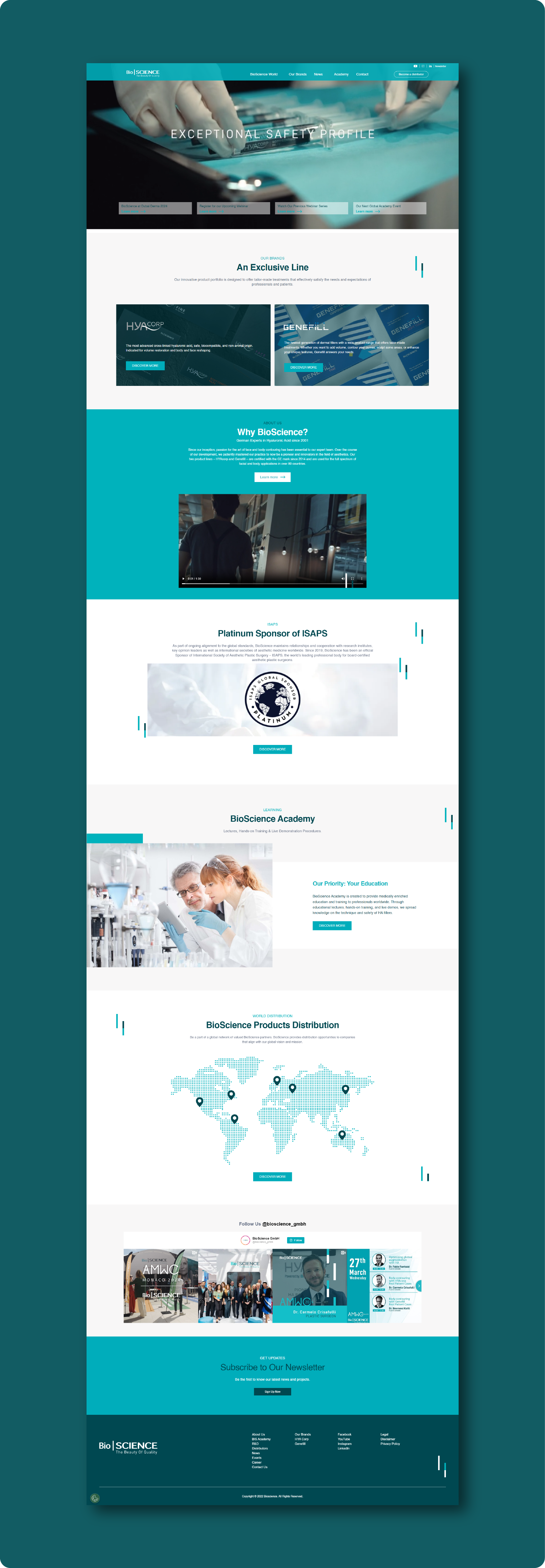 Bio Science Website Design by Abdul Ahad on Dribbble