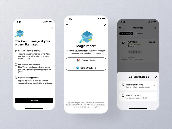 Tracking UI designs, themes, templates and downloadable graphic ...