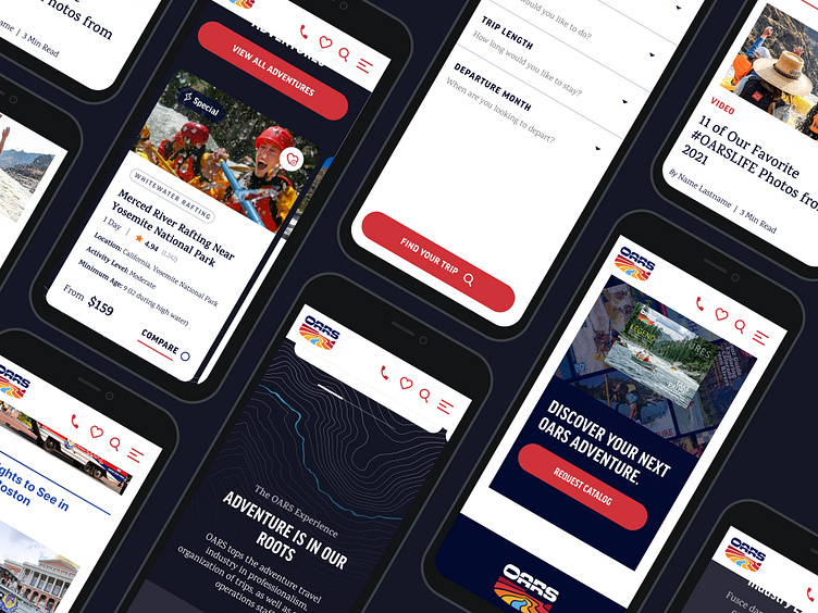 Iconic Industry Leading Adventure Travel UI/UX Visual Design by Donald ...