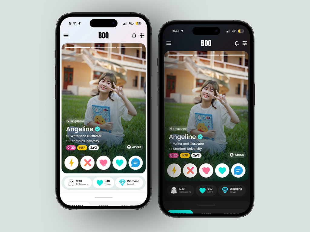 Boo Dating App Redesign by Irvan Moses on Dribbble