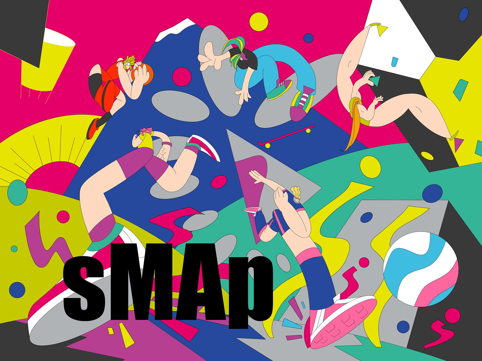 Concept Art for SMAP Sports by Suzu Takeshi on Dribbble