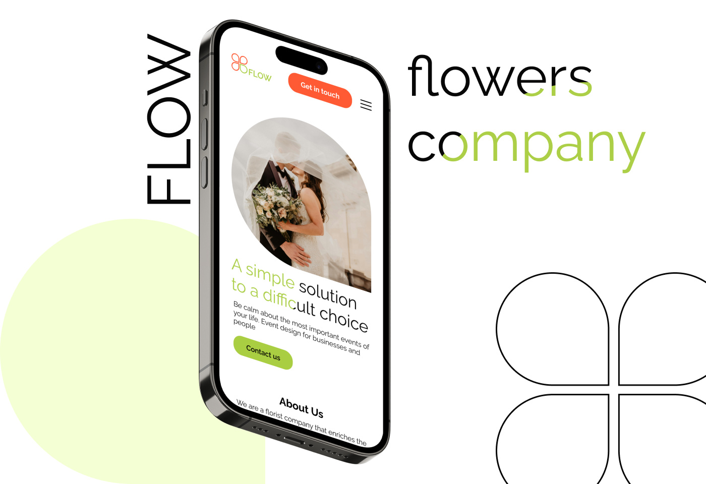 Flowers company website by Yana on Dribbble