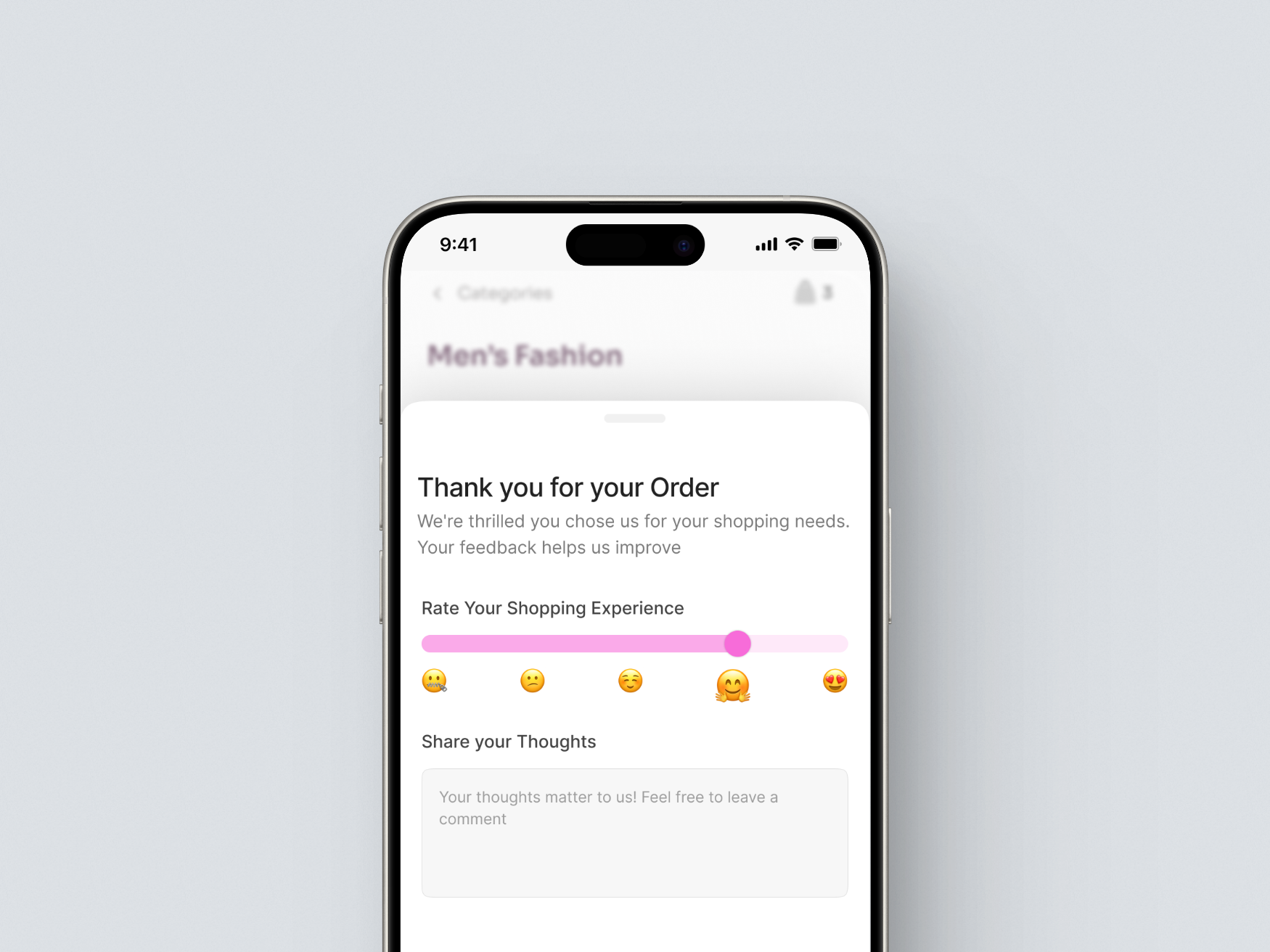 User Feedback Form Bottom Sheet | Sleek Feedback UI Design by Vikas ...