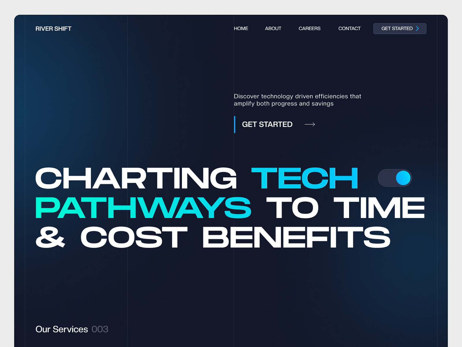 River Shift Website by Ronin Agency on Dribbble