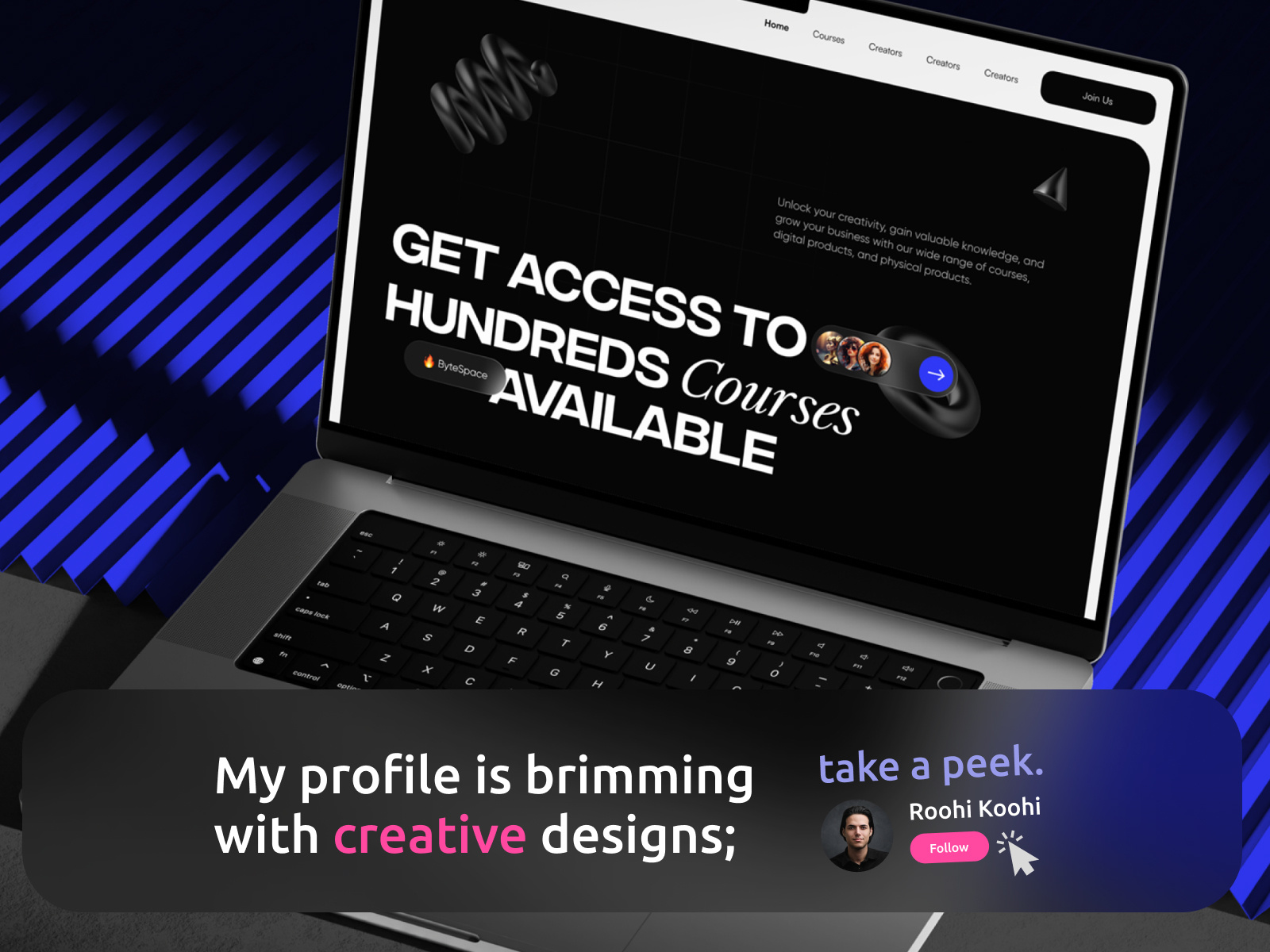 Education & online course web ui design by Roohi Koohi on Dribbble