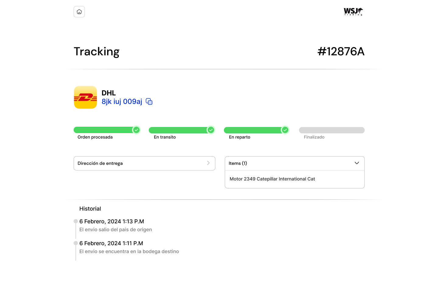 Tracking Item 📦 by Eddy Santiago on Dribbble
