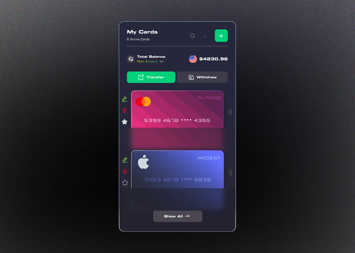 Web3 Cards by Vent Labs on Dribbble