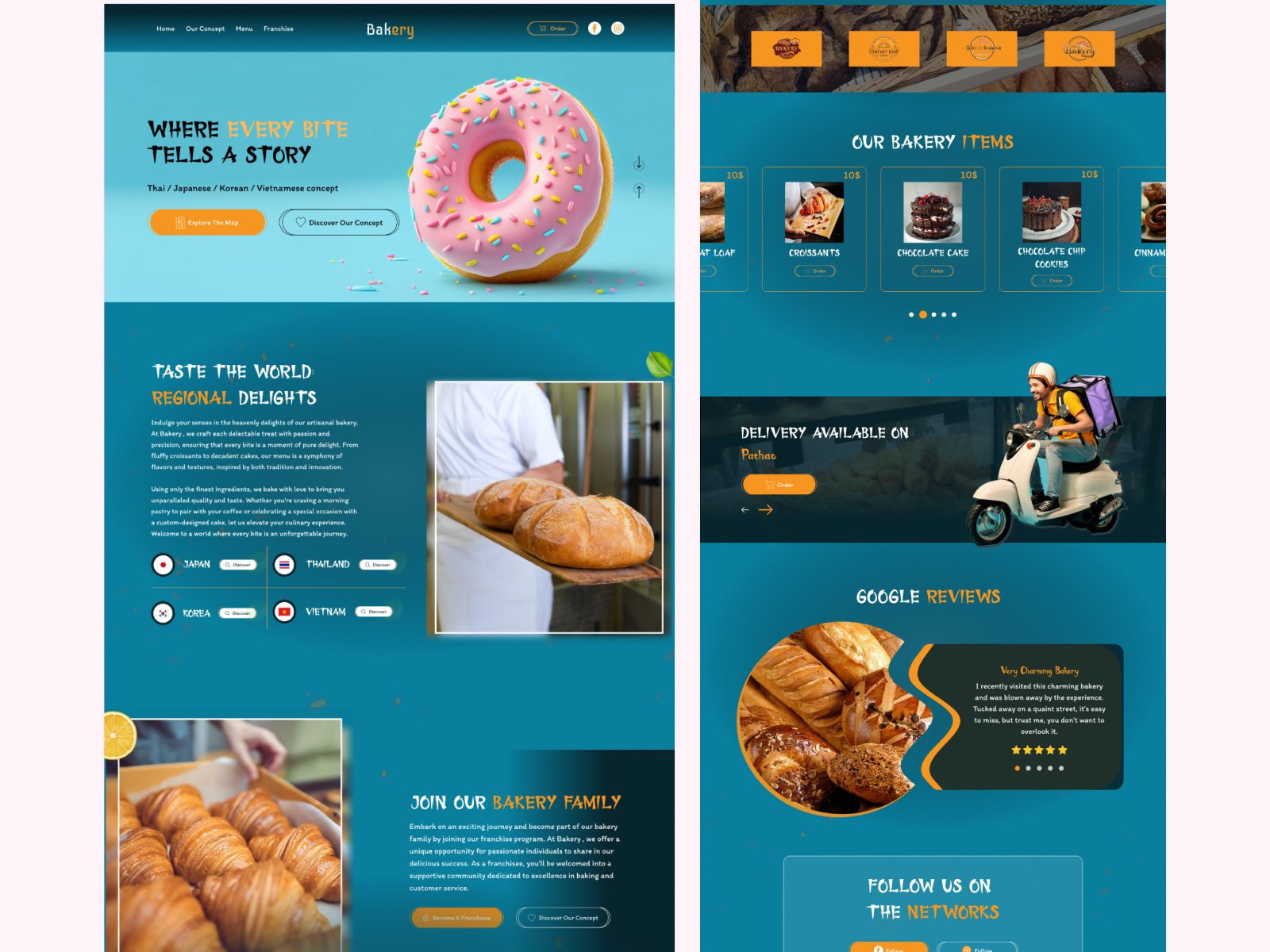 Bakery Website UI by Tahsin Tamanna on Dribbble