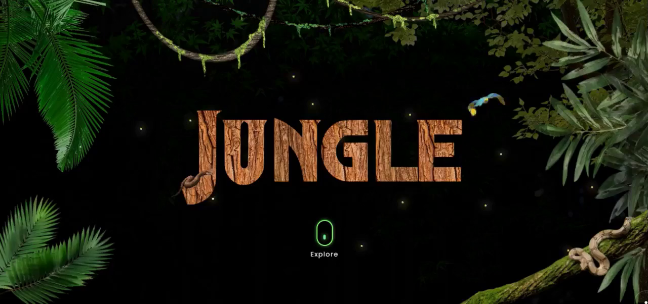 Animated Jungle Website HTML Template by Arish N on Dribbble