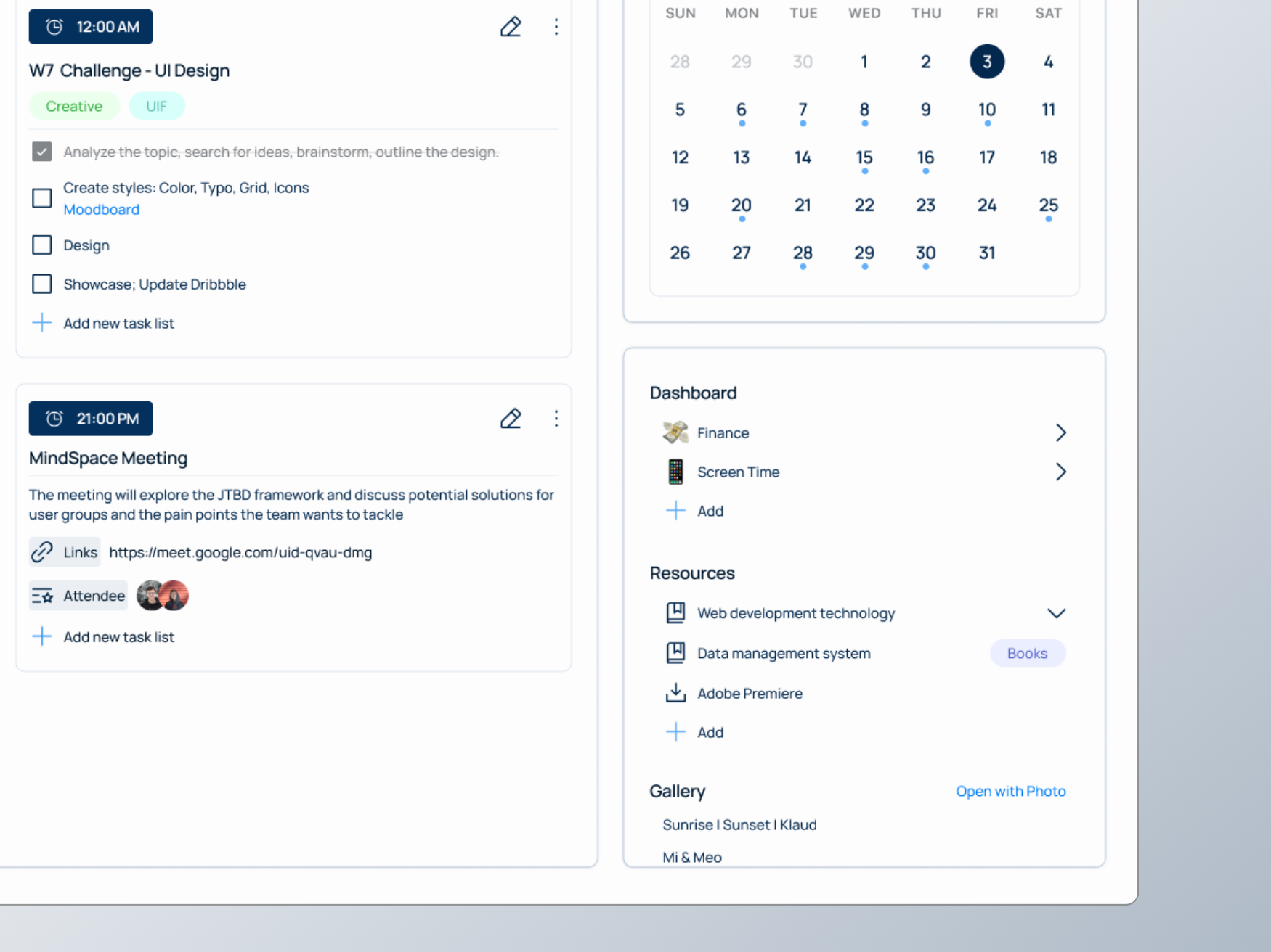 Task Management | UI Design by Khánh Linh on Dribbble